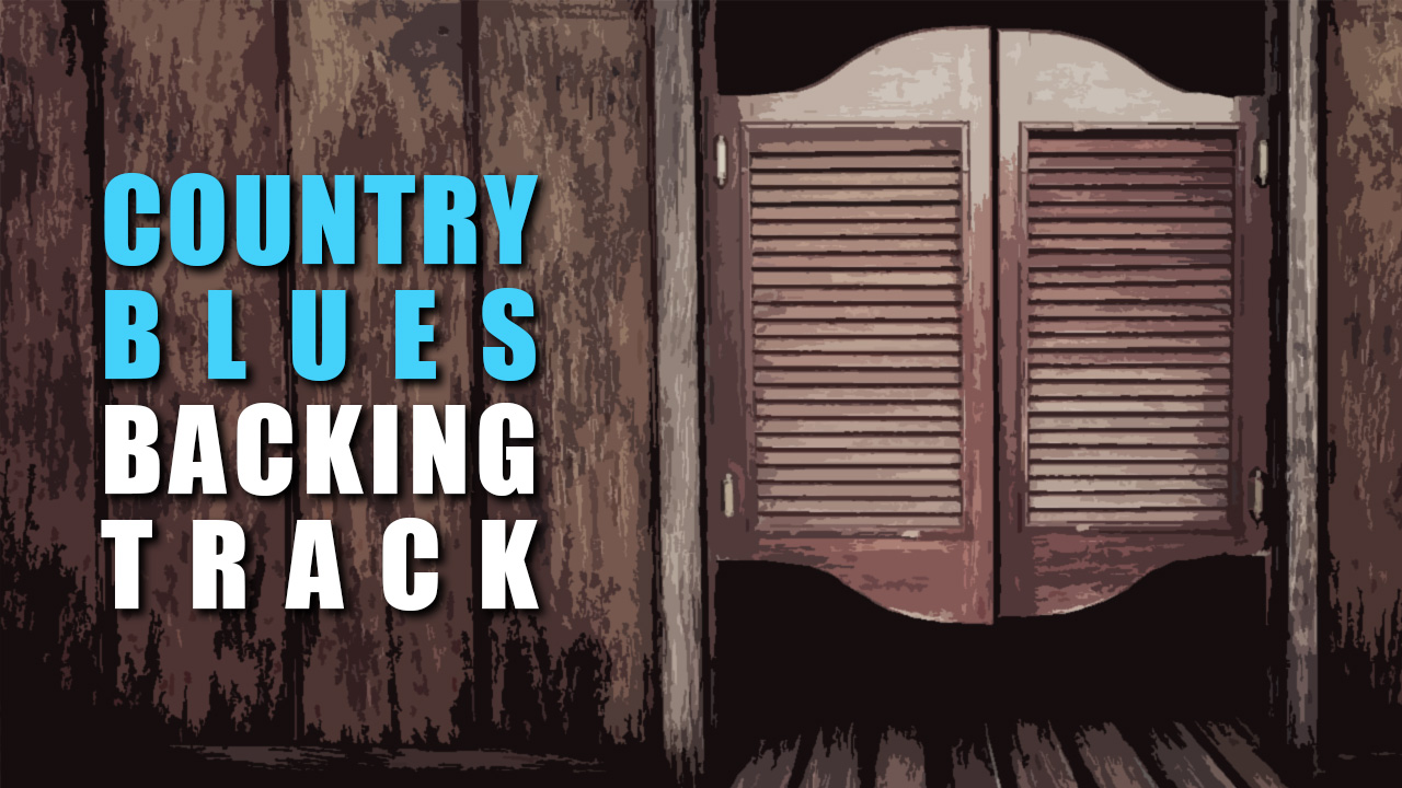 Country Blues Backing Track in D - 100bpm - Backing Track Center