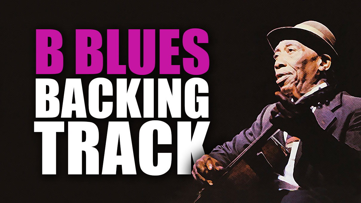 B Blues Backing Track - 120bpm - Backing Track Center