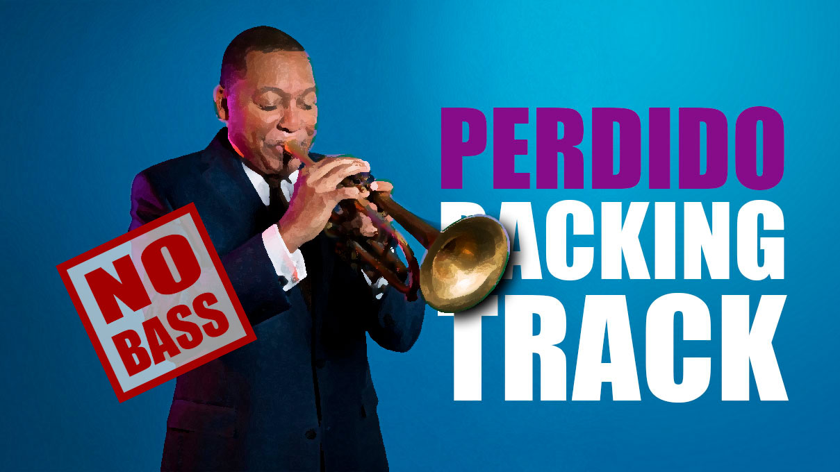 Perdido NO BASS Backing Track Jazz - 165bpm - Backing Track Center